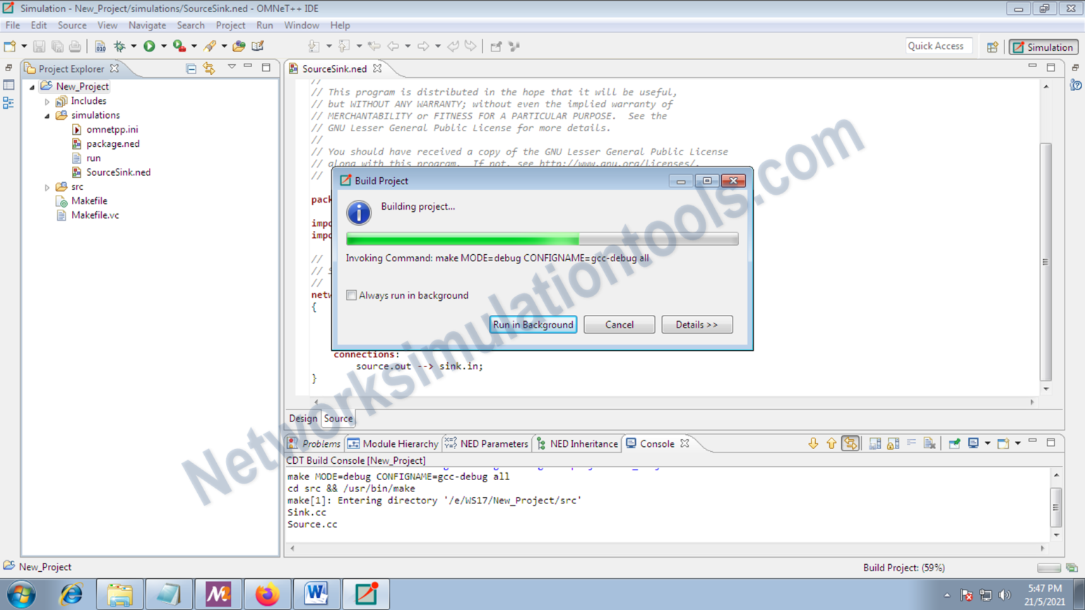 Omnet++ Projects | How to create first simulation project in Omnet++ | Network Simulation Tools