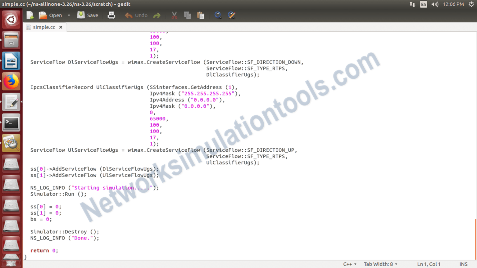 Network Simulator Source Code Tutorial How To Write A Program In Ns3 Network Simulation Tools
