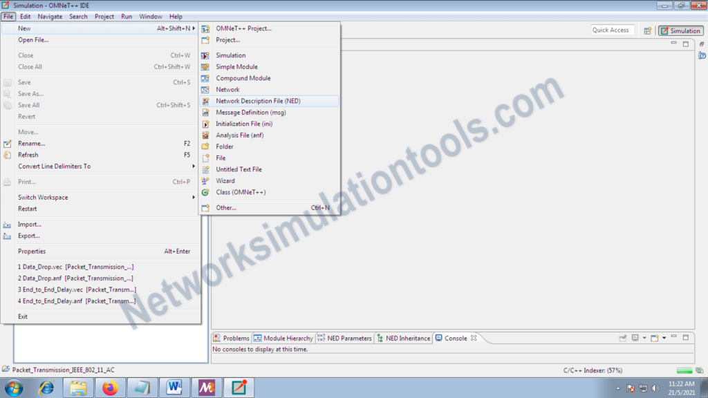 Create A Network File Network Simulation Tools Network Simulation Tools