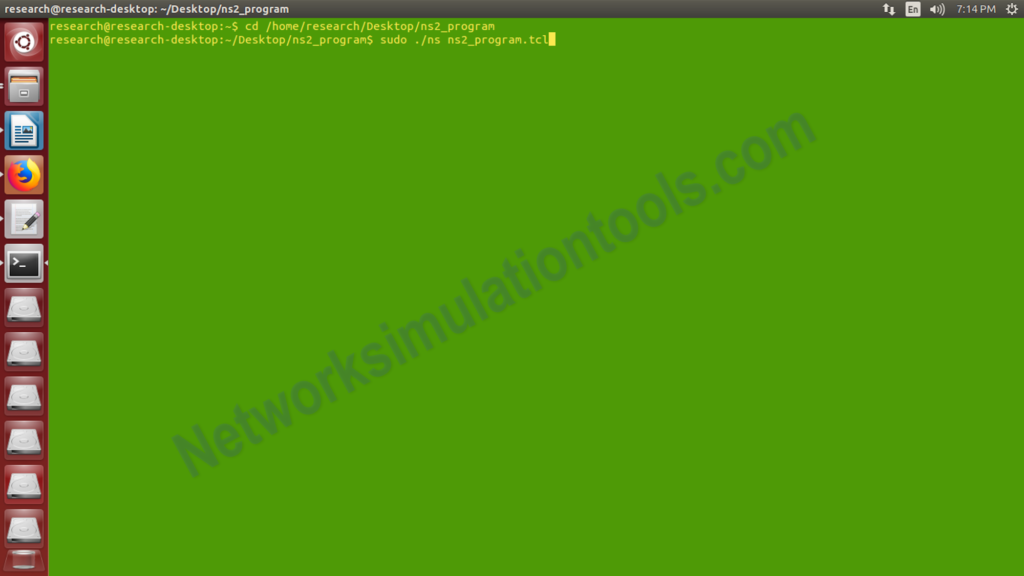 Execute The Main File Network Simulation Tools Network Simulation Tools