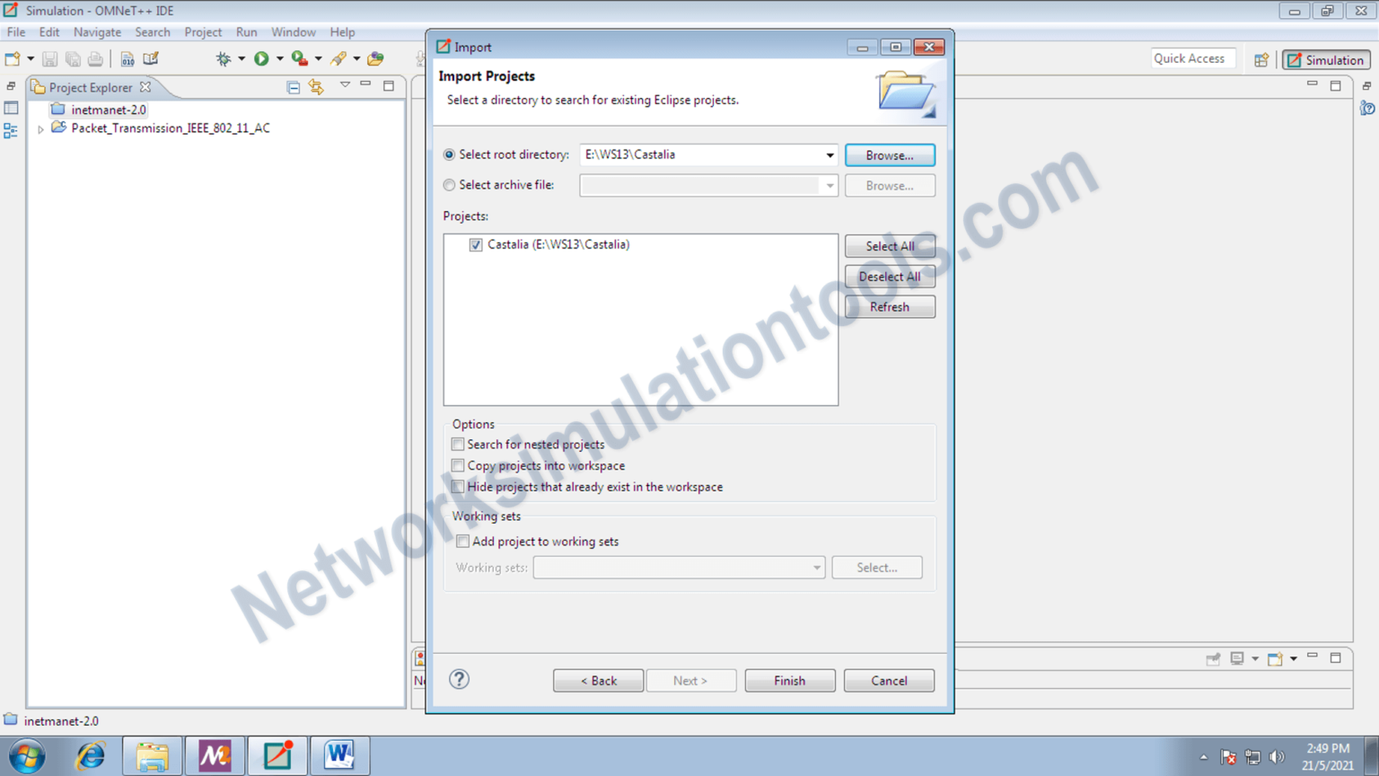 Building Omnet++ Network Tutorial | How to run Castalia in omnet++ Help ...