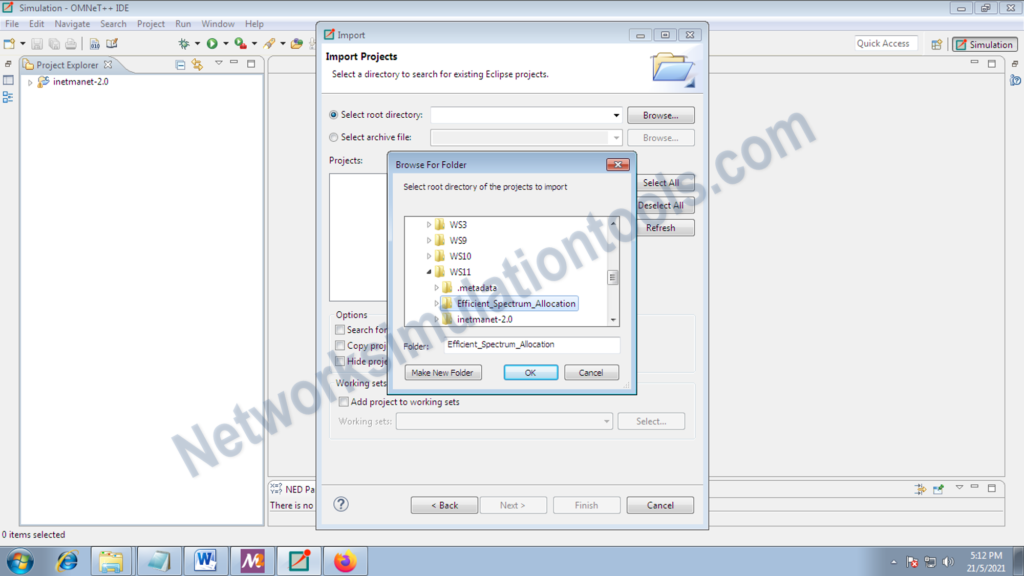 Omnet Simulation Research Projects | How to Import package in Omnet++ ...