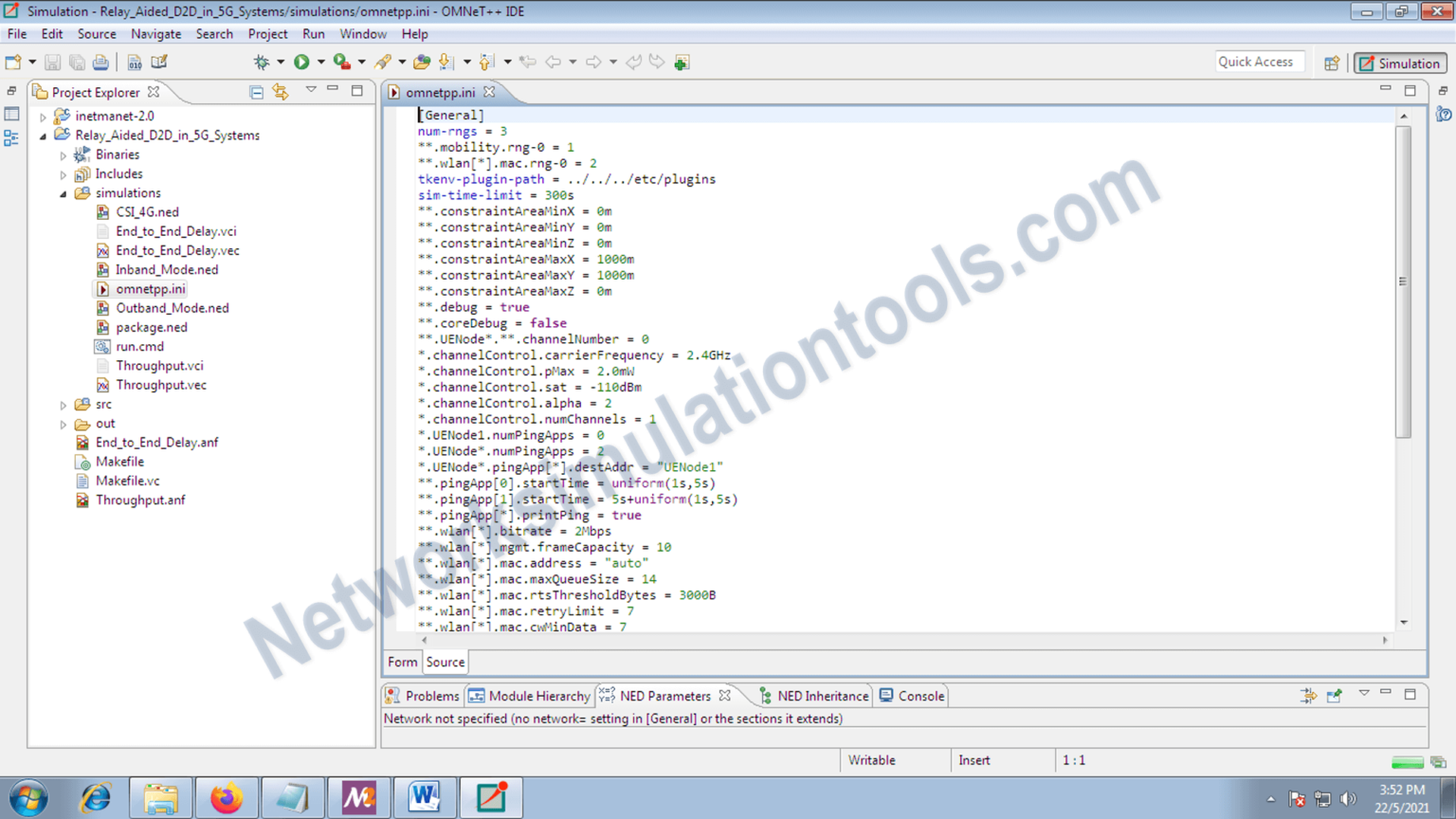 Omnet++ Projects with source code | How to open a project in omnet++ ...