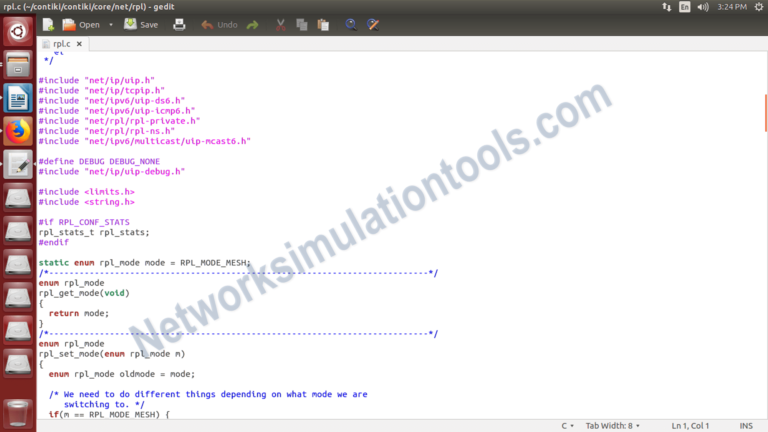 Contiki (Open source operating system) | Contiki RPL Implementation Help | Network Simulation Tools