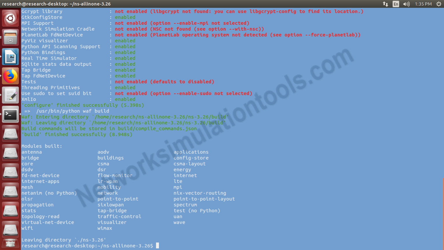NS3 Simulator Code (No 1 support) | How to install NS3 in Ubuntu 14.04 | Network Simulation Tools