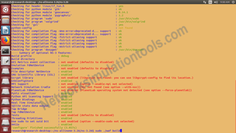Installing PyViz in NS3 Projects | How to use PyViz in NS3 Tutorials | Network Simulation Tools