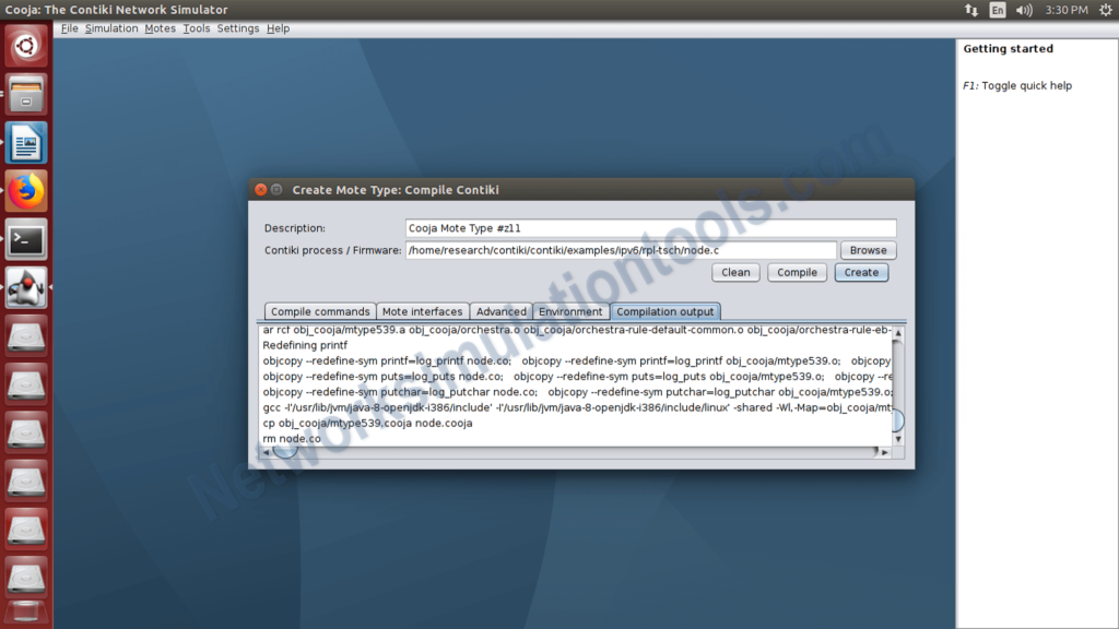 Contiki (Open source operating system) | Contiki RPL Implementation Help | Network Simulation Tools