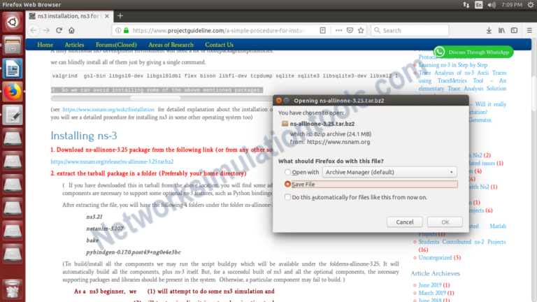 Installing Network Simulator Guide | How to Install NS3 in Redhat Linux | Network Simulation Tools