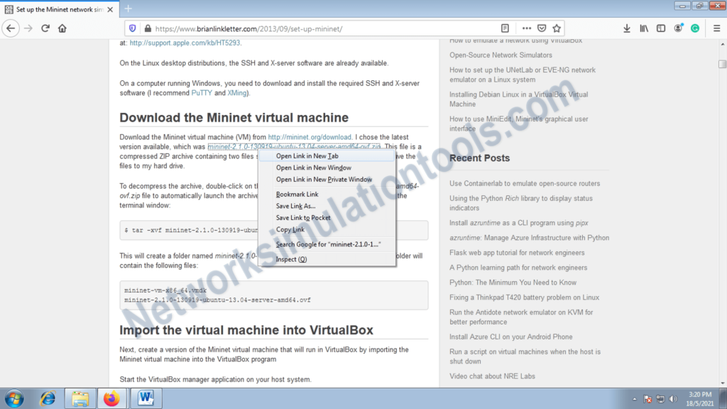 Mininet Vmware Beginner Guide How To Install Mininet On Vmware Network Simulation Tools