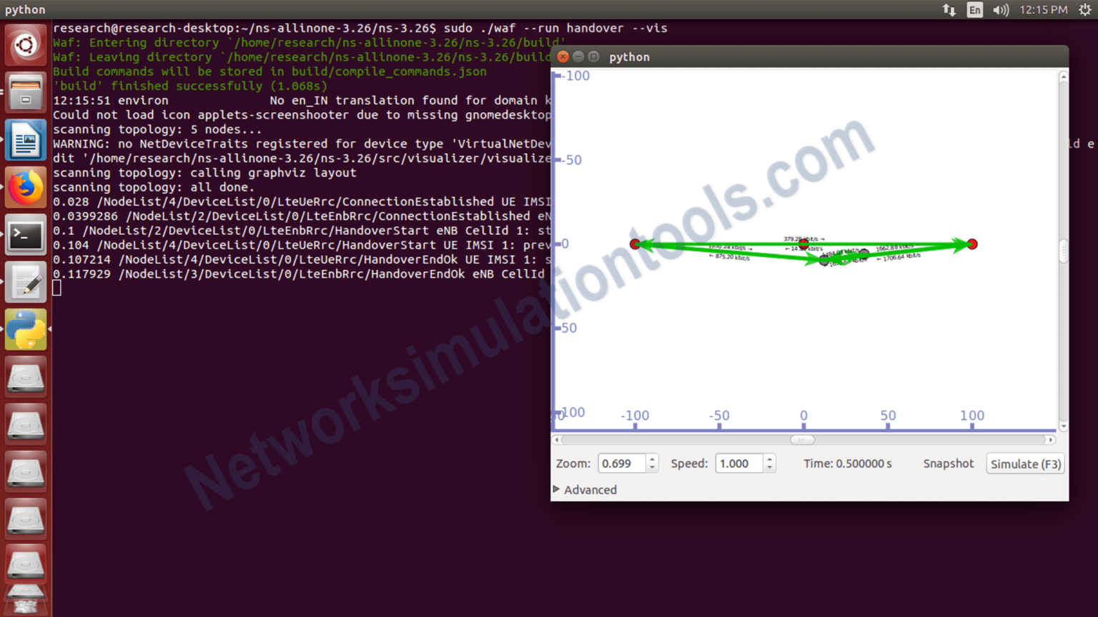 Execute The Main File Network Simulation Tools Network Simulation Tools 