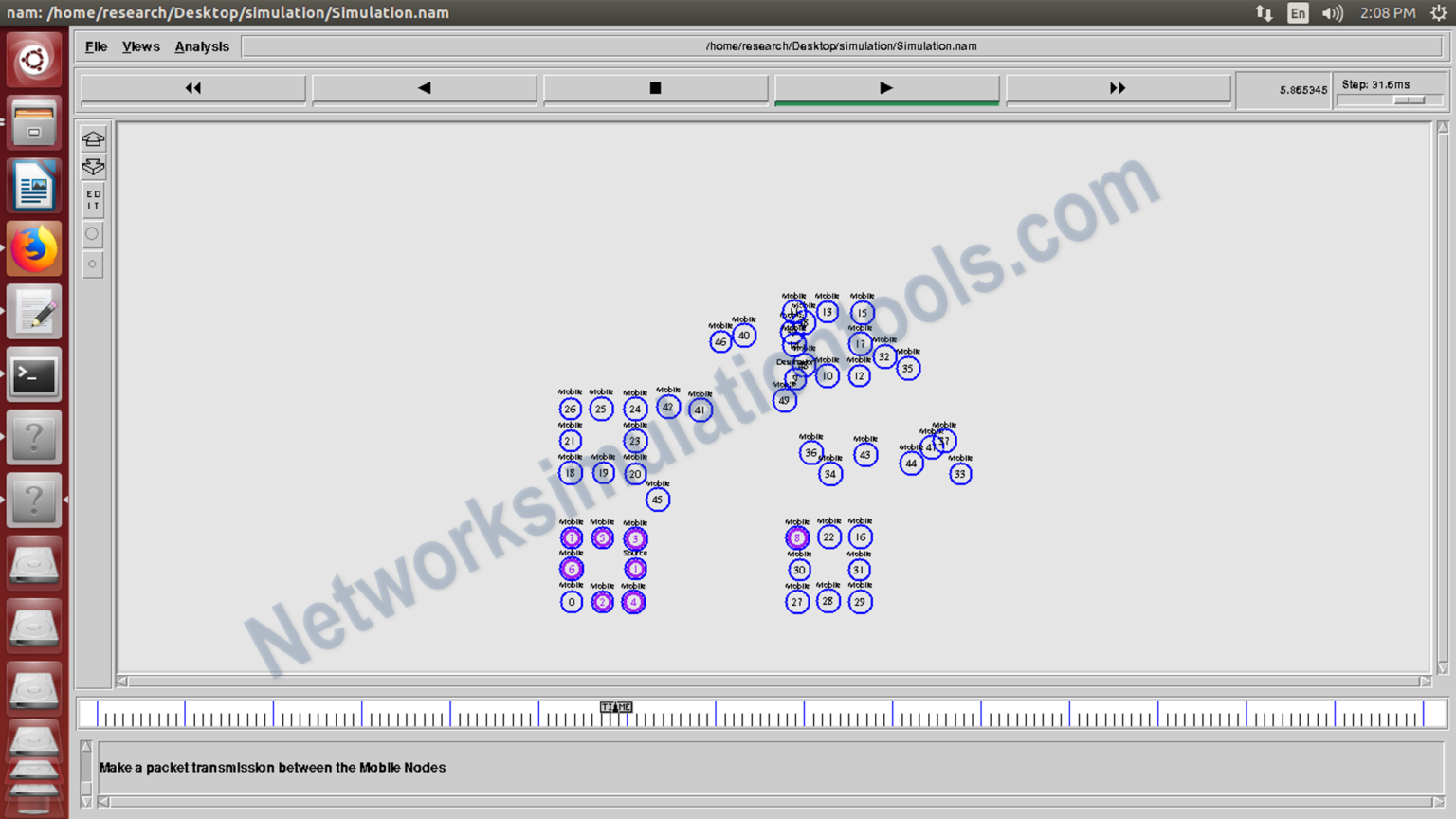 NS2 Simulator Code Help | How to run NAM file in NS2 Tutorial | Network Simulation Tools