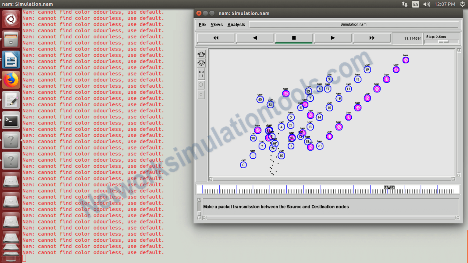 NS2 Simulation Help | How to calculate throughput in Ns2 using AWK script | Network Simulation Tools