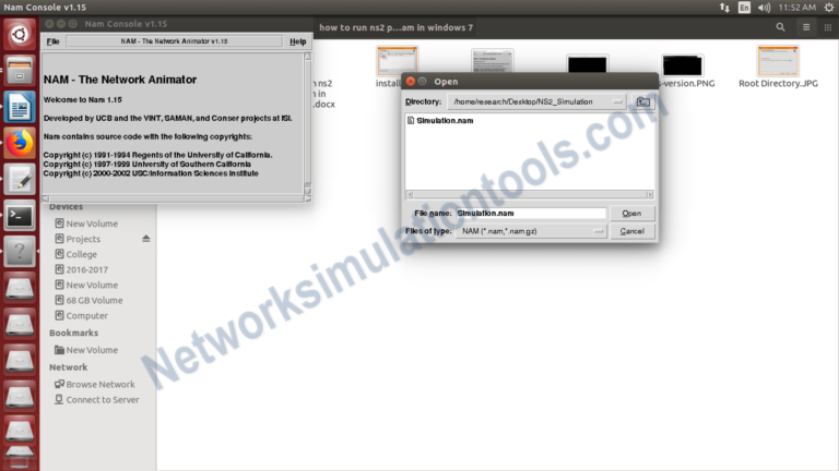 NS2 Simulation Projects | How to run NS2 Program in Windows 7 | Network ...