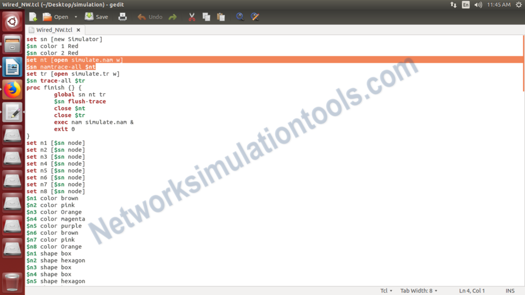 The Source Code For Main File Network Simulation Tools Network