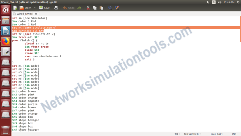 NAM file in NS2 Projects | NS2 NAM file Creation | What is nam file in ...