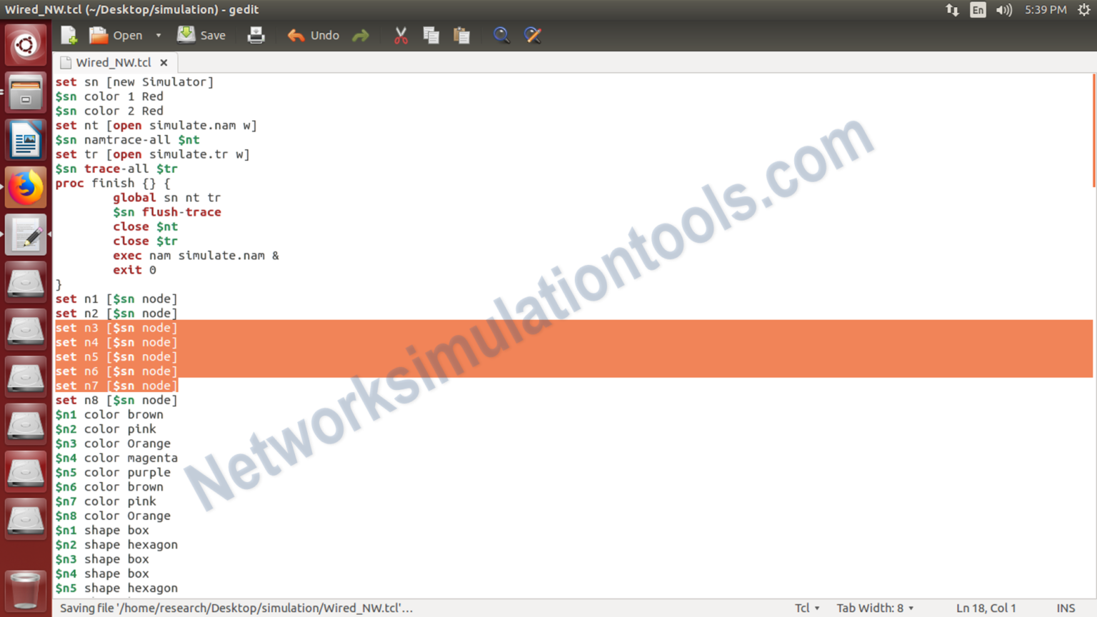 NS2 Simulator 2 Code Help | How to create node in NS2 Tutorials ...