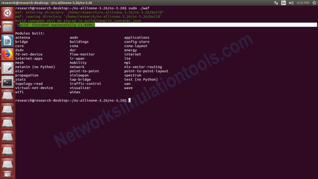 Installing NS3 in Ubuntu – How to check Source Code (No 1 Support) | Network Simulation Tools