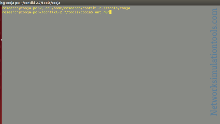 Main Processes of Installing Cooja Simulator in Ubuntu | Network ...