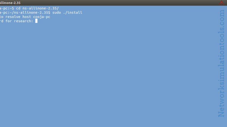 Most Required Phases on Ns2 Installation | Network Simulation Tools