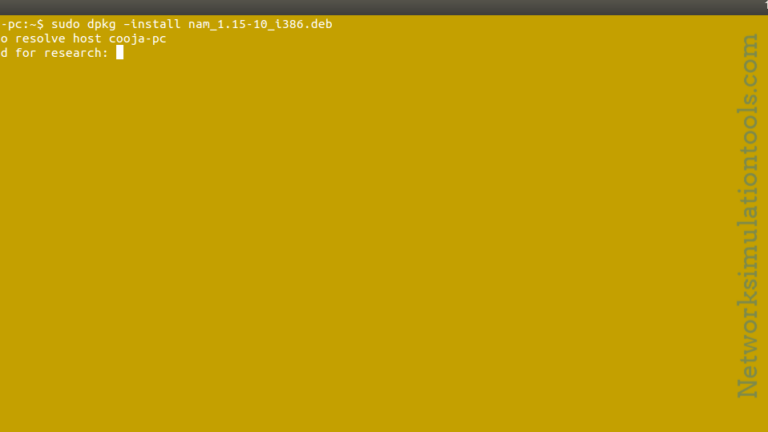 Prominent Steps to Install Nam Ns2 in Ubuntu | Network Simulation Tools