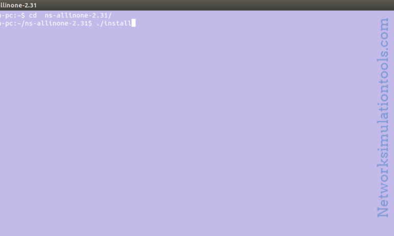 Eminent Steps To Install Network Simulator 2 In Linux Network Simulation Tools