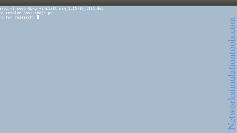Required process to install Nam | Network Simulation Tools