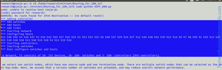 Required Process To Run Python Topology In Mininet Network Simulation Tools