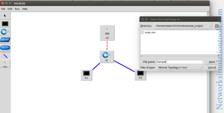 save the topology file | Network Simulation Tools | Network Simulation ...