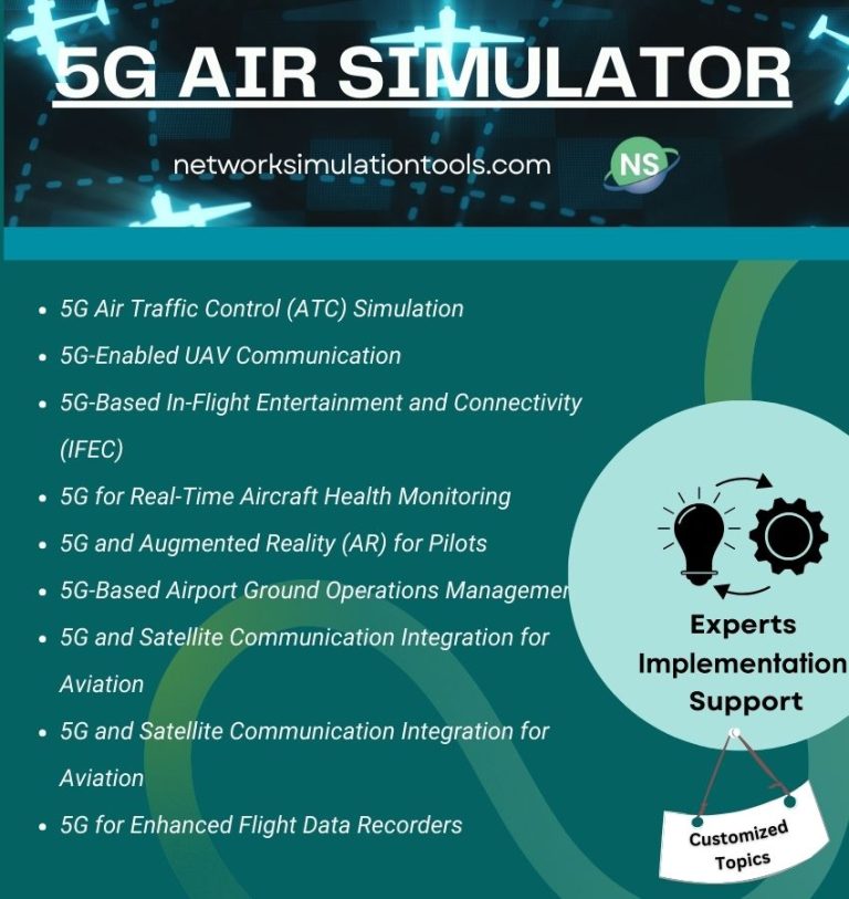 5G Air Simulator Thesis Topics | Network Simulation Tools